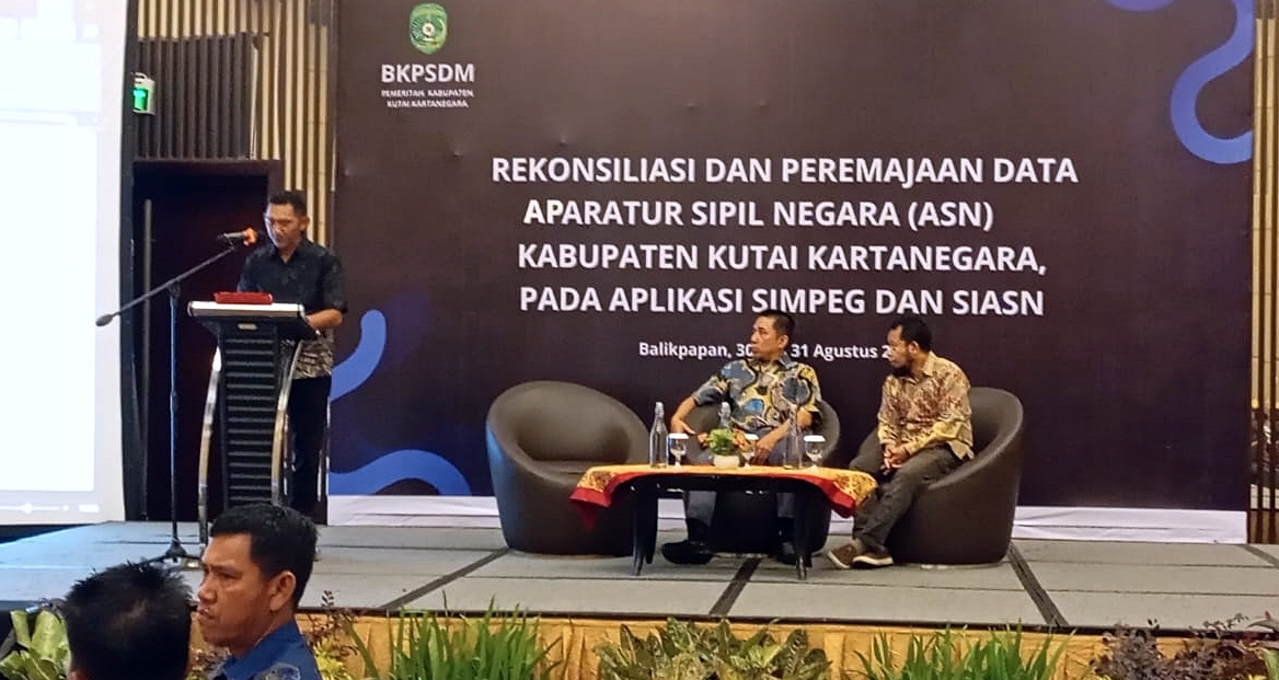 SOSIALISASI, PEREMAJAAN DAN REKONSILIASI DATA SIMPEG TAHUN 2024 – BKPSDM KUTAI KARTANEGARA